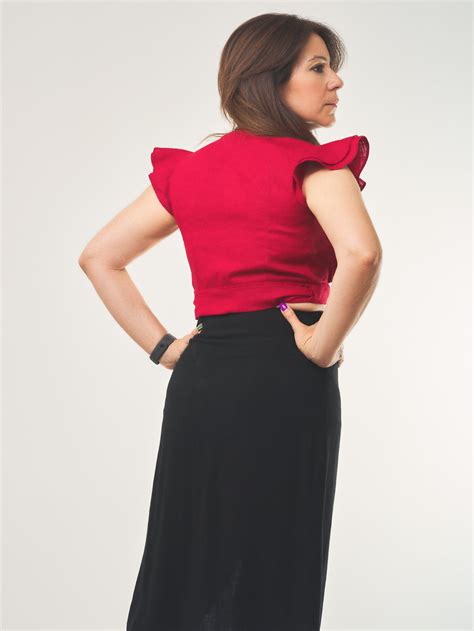 Red Linen Wrap Blouse Sleeveless Tie Top Ruffle Detail Etsy