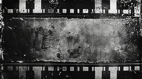 A Classic Black And White Film Strip Perfect For Nostalgic Or Retro