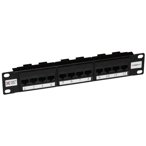 12 Port Cat6 10 Utp Patch Panel Home 10 Cabinets
