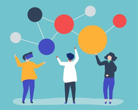 Character Illustration People Networking Icon Premium Vector Rawpixel