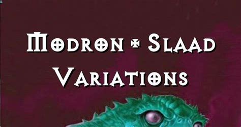 Modron And Slaad Variations Rpg Item Rpggeek