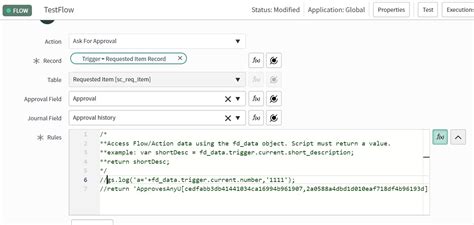 how to access the catalog item variable in script servicenow