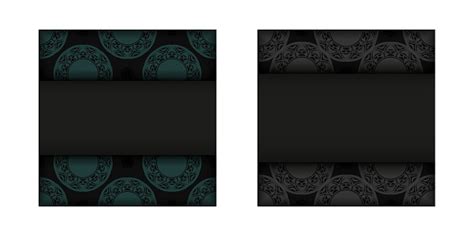 그리스 패턴의 검은 색으로 인쇄 디자인 엽서를위한 고급스러운 템플릿 텍스트와 추상 장식을 위한 장소로 초대 준비 0명에 대한 스톡 벡터 아트 및 기타 이미지 Istock