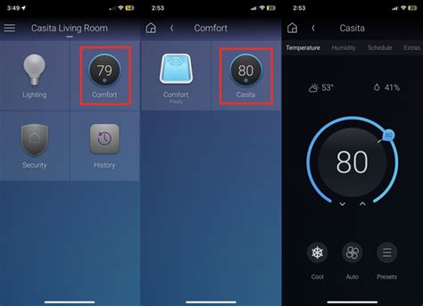 How To Use The Thermostat Interface Programmed Living