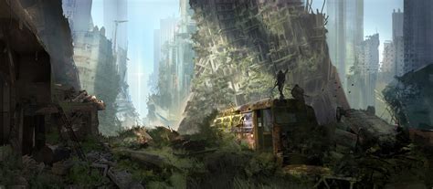 Destroyed City Game Art Poster A City Destroyed By Fire Generative Ai