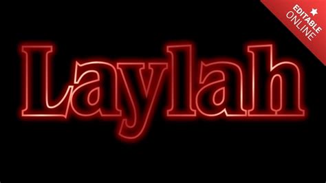 Laylah Text Style Effects Generator