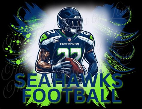 Seahawks Football Png Digital Download Etsy