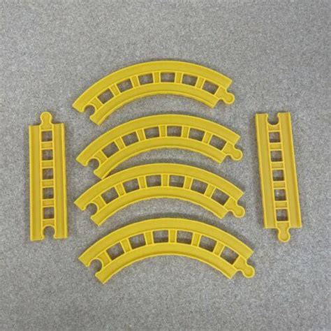 Mega Bloks Thomas And Friends Train Tracks Replacement Parts 6 Pc