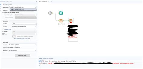 render tool the file is not a supported format alteryx community
