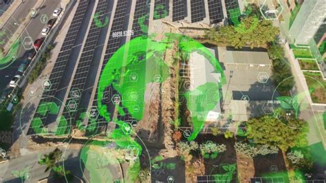 Solar Power Plant And Technology Concept Renewable Energy Smart Grid Stock Video Video Of