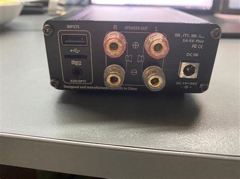 SMSL SA PLUS WX HIFI Amplifier DAC Music Player W Remote Control Digital Power Amplifier