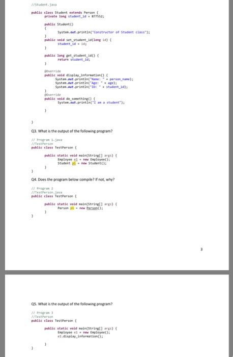 Solved Look At The Following Code And Then Answer The Chegg