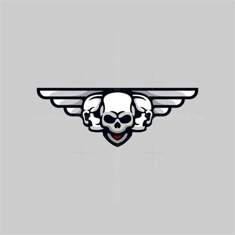 Skull Wing Logo Scalebranding