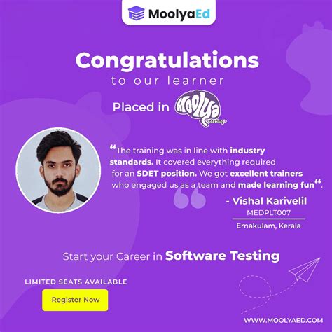 Moolya Ed On Linkedin Career Techjobs Opportunities Training Softwaretesting Celebration