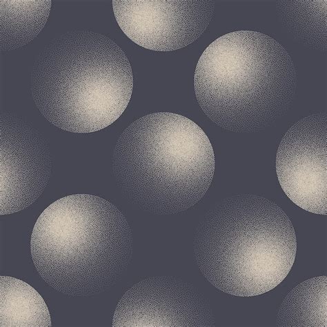 Premium Vector Repetitive Balls Grid Seamless Pattern 3d Vector Dot