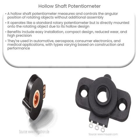 Hollow Shaft Potentiometer How It Works Application And Advantages