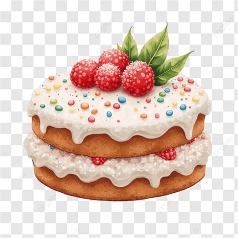 딸기로 장식한 레이어드 케이크는 완벽한 휴가 선물입니다 베리로 장식된 레이어드 케이크 완벽한 휴가 대접 딸기 Png 일러스트 및 이미지 에 대한 무료 다운로드
