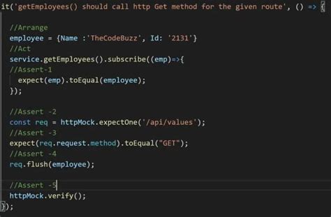 Angular Unit Test And Mock HTTPClient GET POST Request Example TheCodeBuzz
