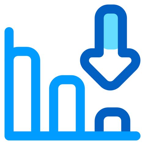 Decrease Generic Blue Icon