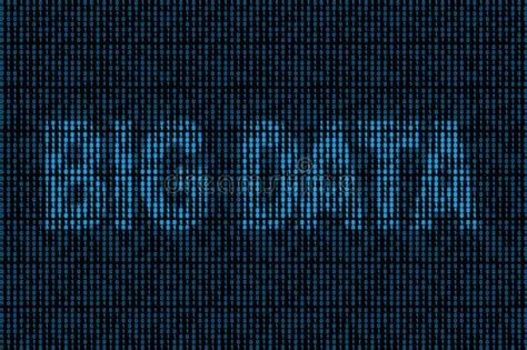 Big Data Hidden In Binary Code Stock Illustration Illustration Of