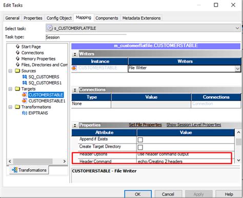 Flat File With Dual Headers In Informatica S Square
