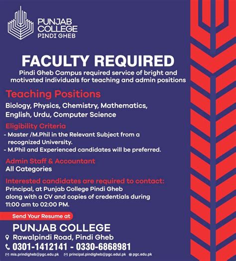 Faizan Sultan On Linkedin Jobs Lecturer Pgc