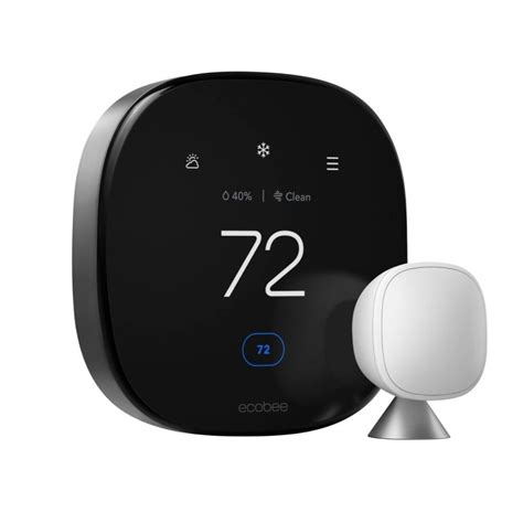 Ecobee Smart Thermostat Premium Black Ecobee Dubai