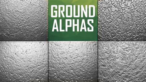 20 Ground Alphas Vol4 For Zbrush Flippednormals