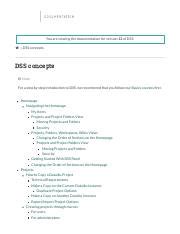 Master Dss Concepts Navigating Homepage Projects And Security Course Hero