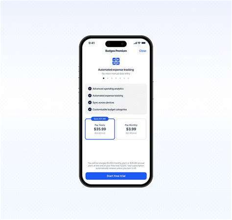Mobile Premium Subscription Ui Clean And Minimalist Interface By Zsolt