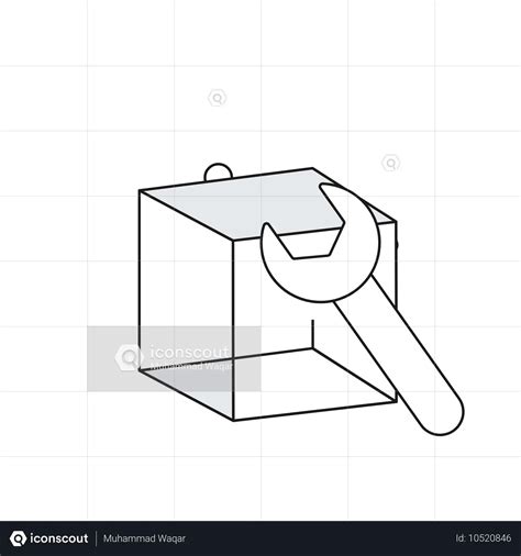3d cube model modification animated icon free download science
