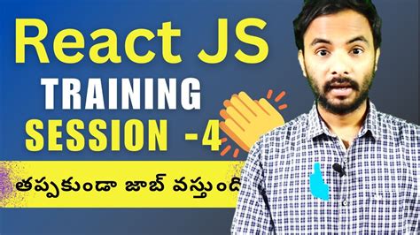 React Js In Telugu For Beginners By Suresh Techs Session 2 React Js Online Training In