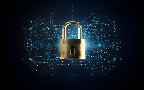 Cybersecurity Technology Secure Access Password Protected Stock