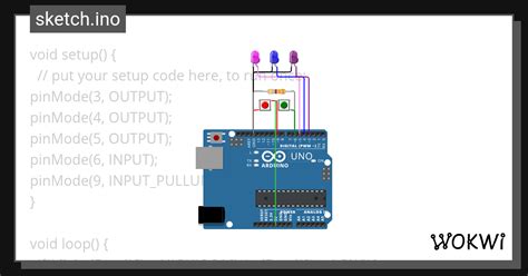 Ex 13 Leds Dois Botões Wokwi Esp32 Stm32 Arduino Simulator