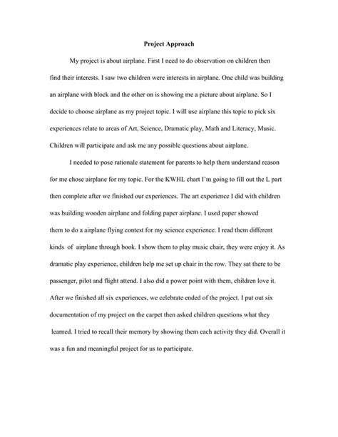 Project Approach Pdf