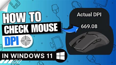 How To Check Mouse Dpi In Windows 11 Youtube How To Check Mouse Dpi In Windows 11 Youtube