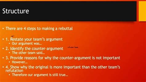 Refutation And Rebuttal Pptx