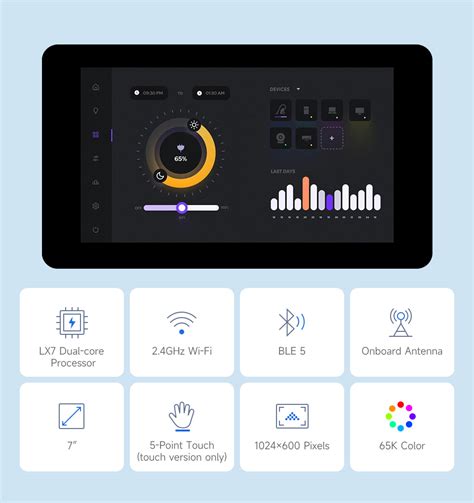 Esp32 S3 Touch Lcd 7b Điện Tử Proe