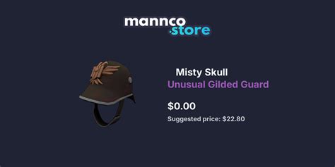 Misty Skull Unusual Gilded Guard Manncostore