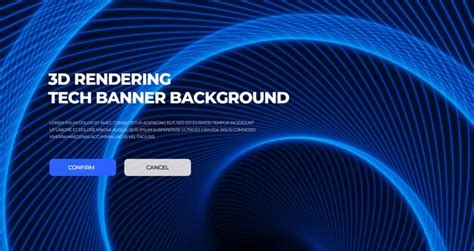 Premium PSD Abstract Website Scifi Tech Banner Background