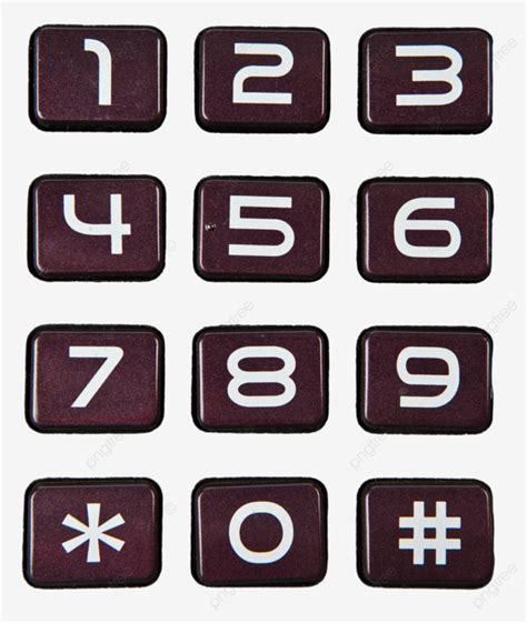 Numeric Keypad Control Center Home Push Police Entrance Png