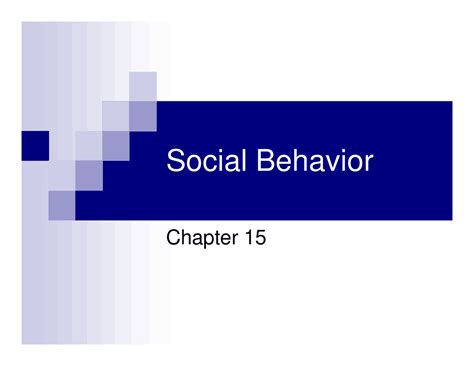 social behavior lecture slides introduction to psychology psyc