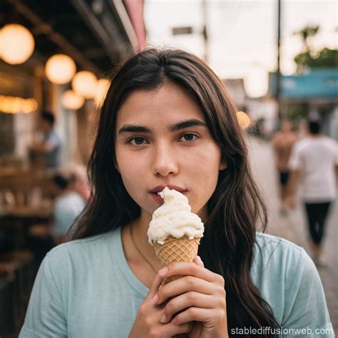 Ice Cream Mess Stable Diffusion Online