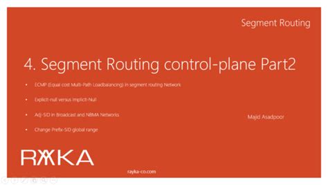 Segment Routing Rayka