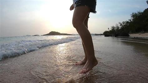 People Walking On Beach Stock Video Footage For Free Download