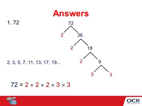 Prime Factorization Of 72