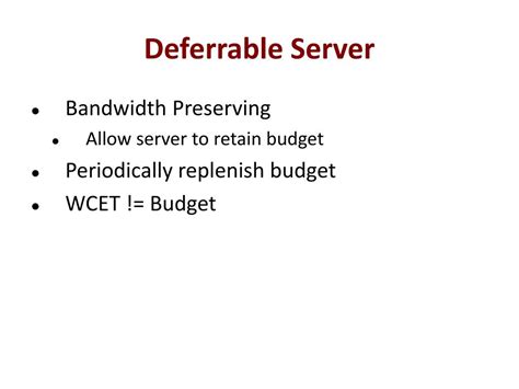 Ppt Sporadic Server Scheduling In Linux Theory Vs Practice