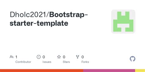 Github Dholc2021bootstrap Starter Template