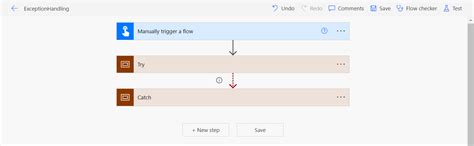 error handling in power automate flows