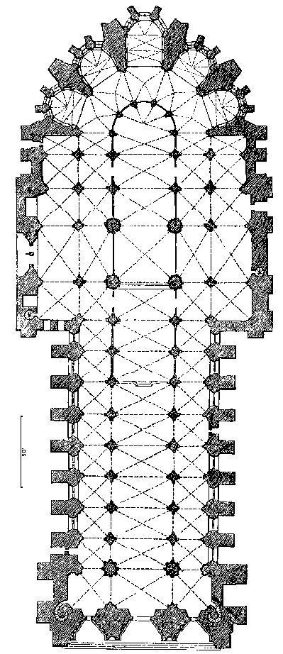 Reims Cathedral Section